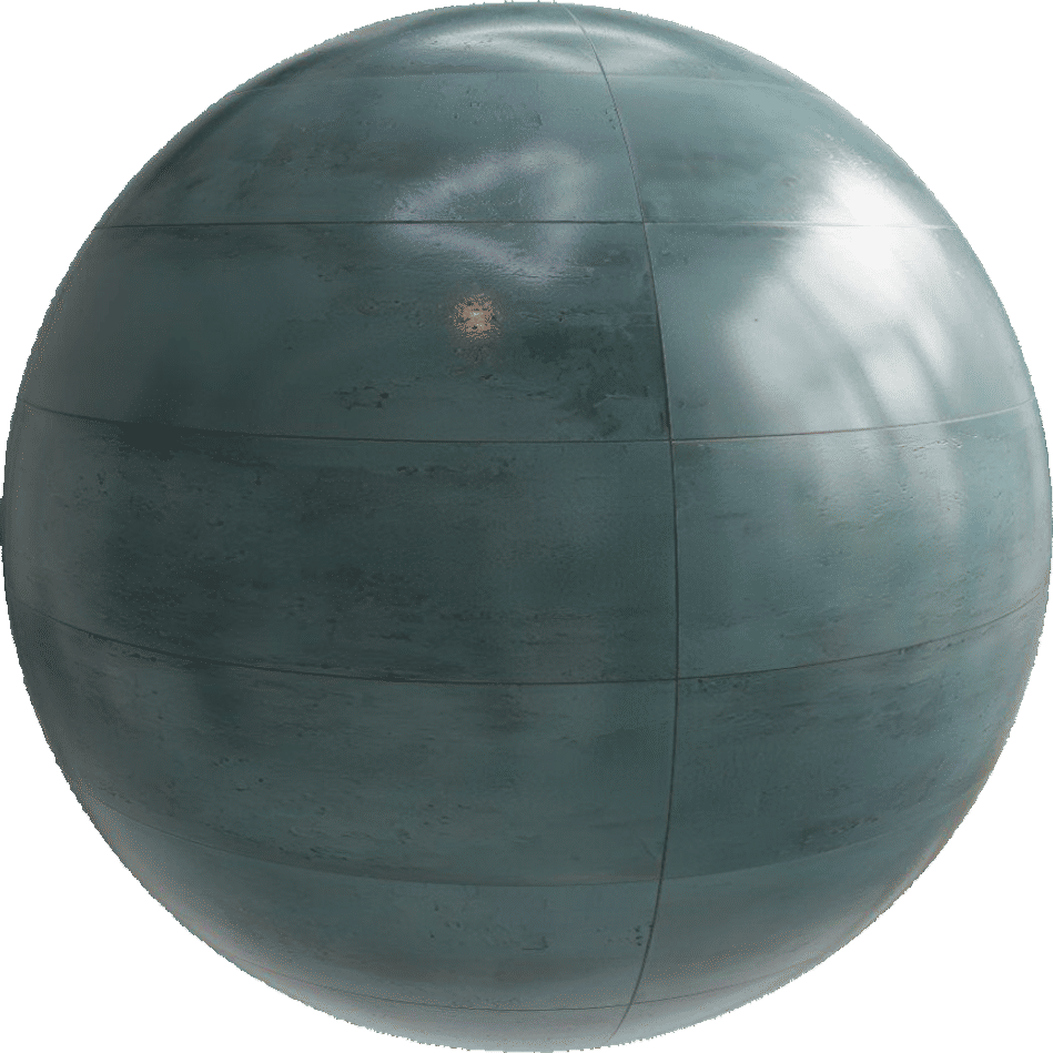 Weathered Blue Concrete Tiles Free PBR Texture | Boracity