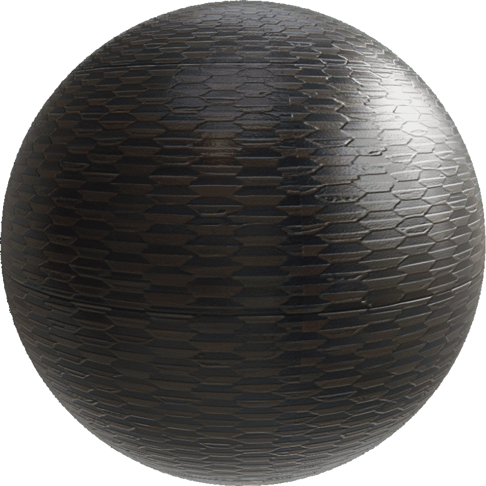 Dark Hexagonal Roof Shingles Free PBR Texture | Boracity